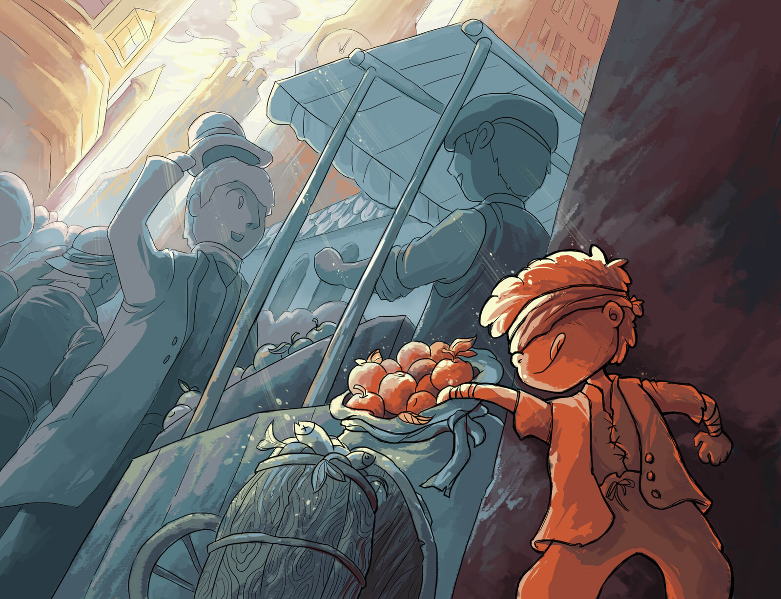 Minh Truong - "Peter Nimble & His Fantastic Eyes" illustration