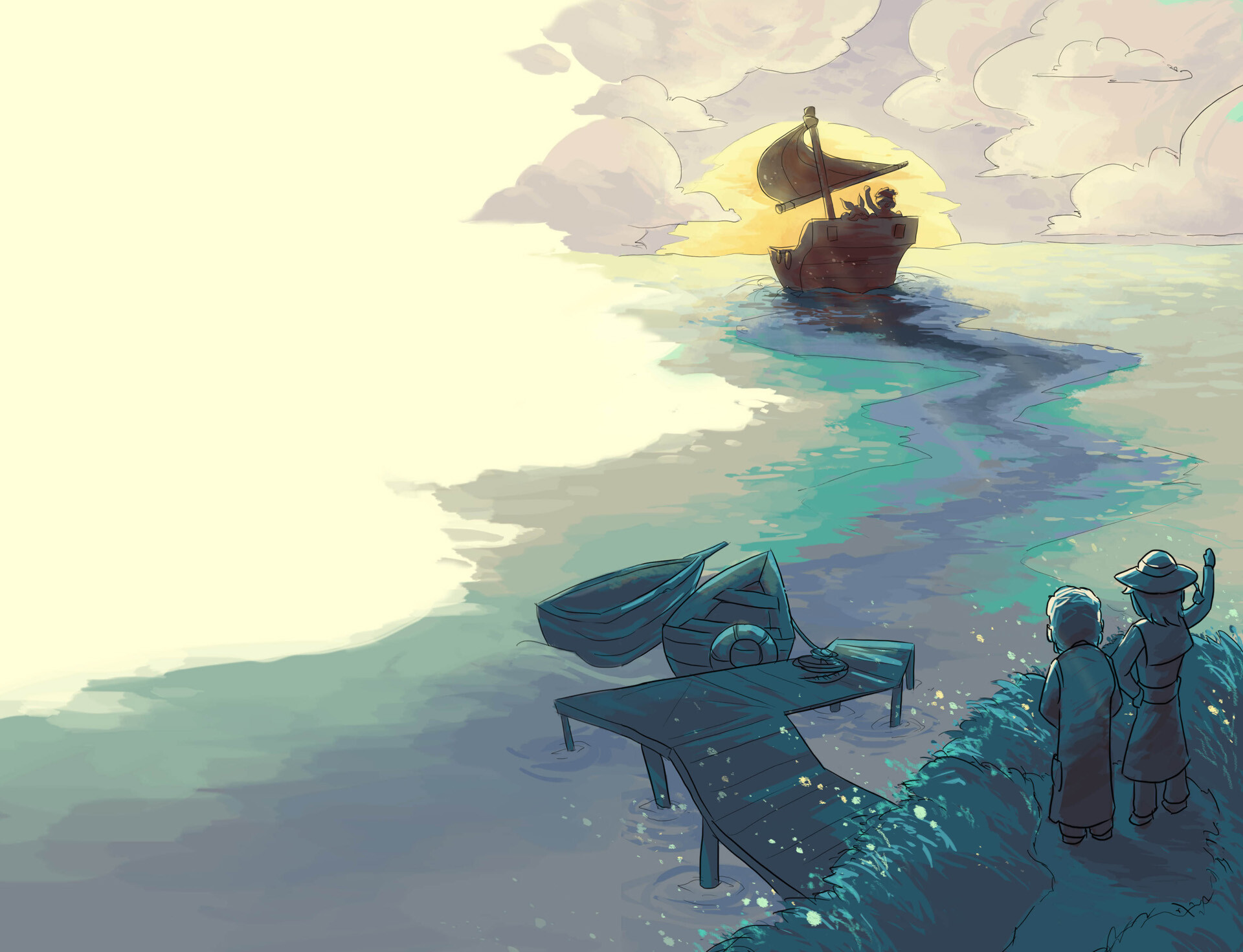 Minh Truong - "Peter Nimble & His Fantastic Eyes" illustration