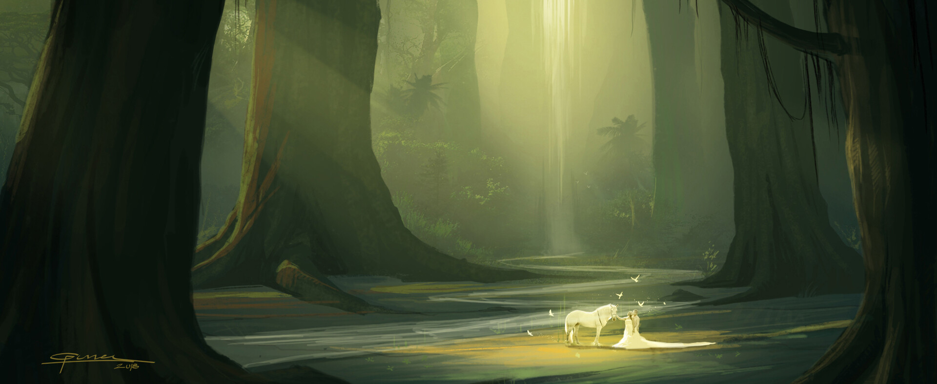 ArtStation - forest concept