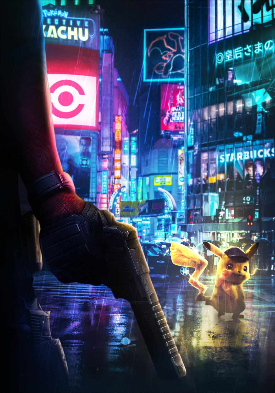 ArtStation - DEADPOOL VS PIKACHU!