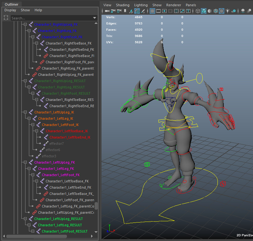 ArtStation - Maya colour scripts