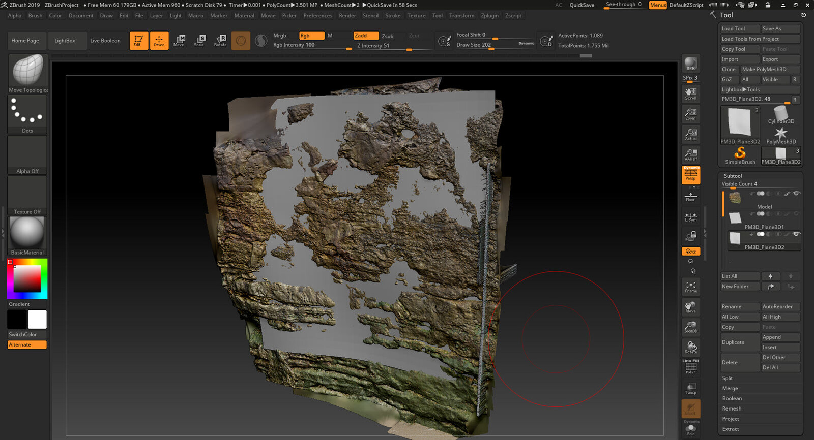 Grzegorz Baran - Rock - Photogrammetry based Environment Texture