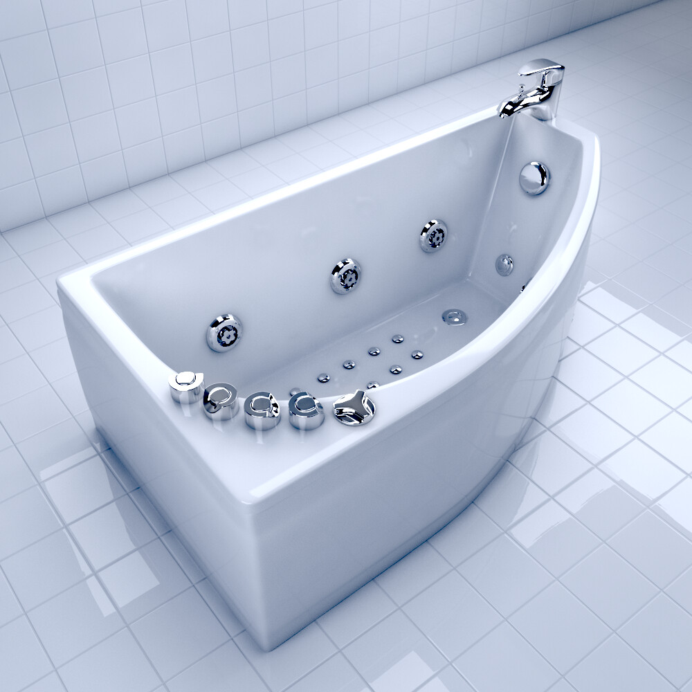 ArtStation - Acrylic whirlpool bath