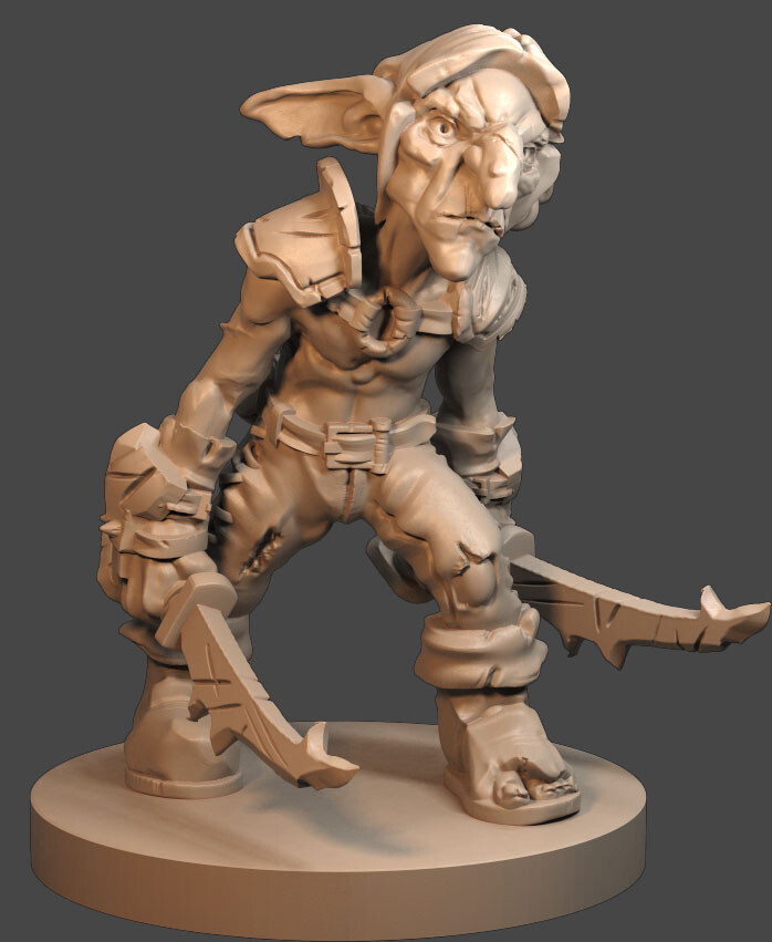 ArtStation - Goblin Marauder 2 Handed pose