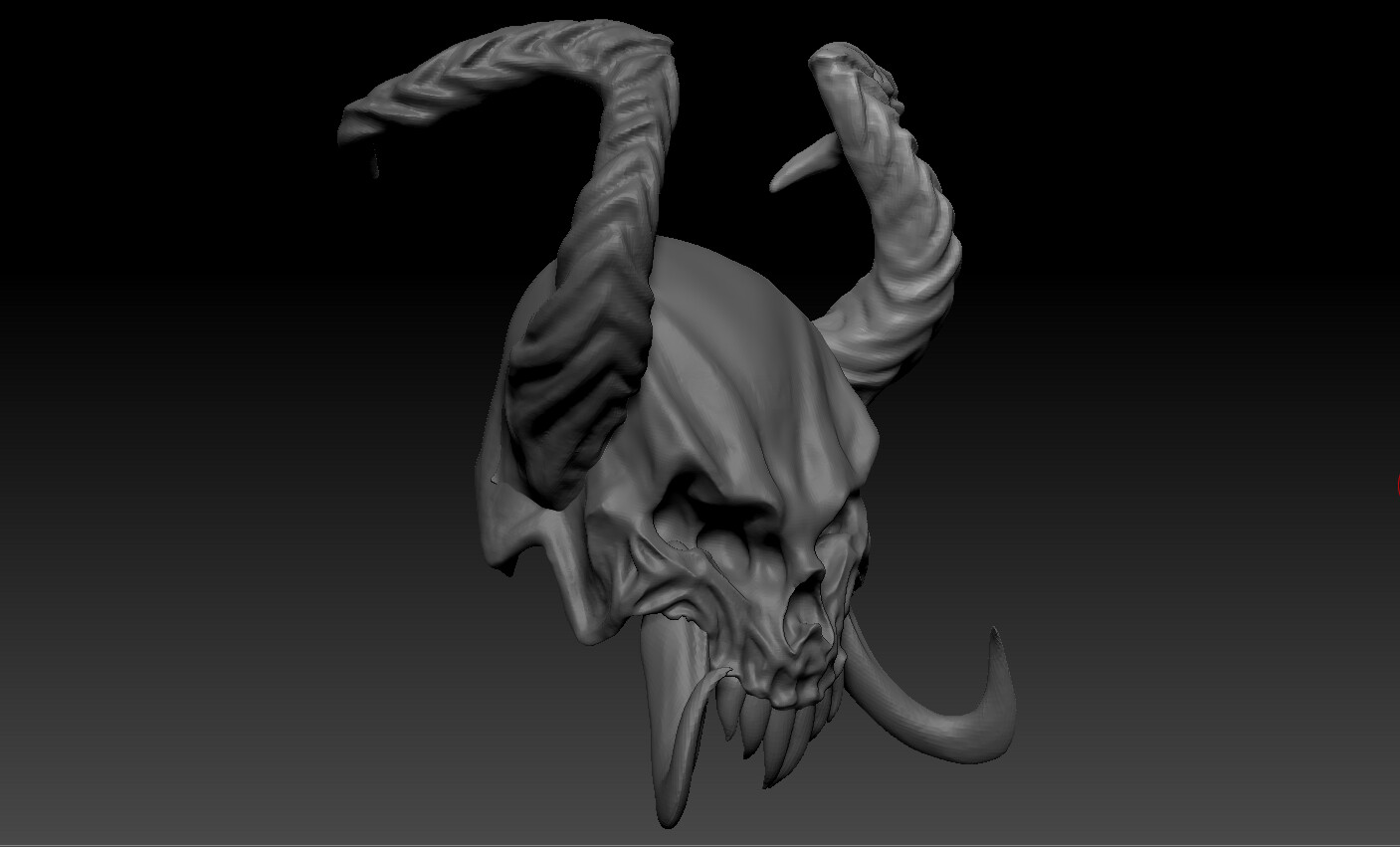 ArtStation - Daemon Skull