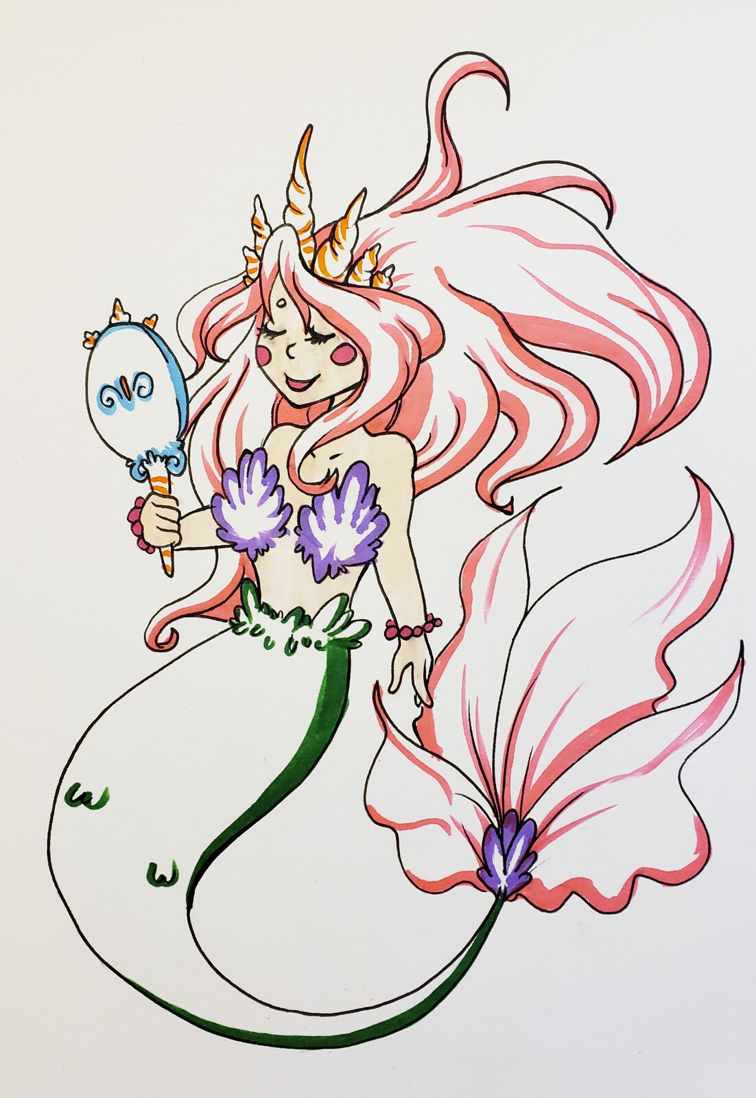 Ashley Woolsey - Daily 2019: Mermay- Mirror