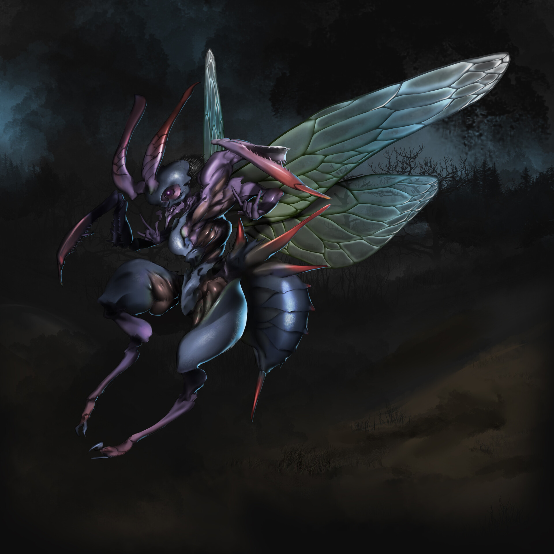 Winged Bug Monster