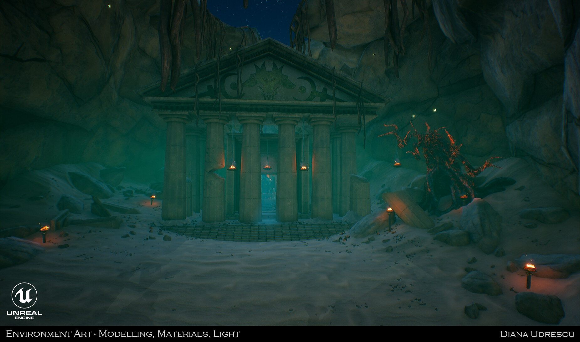 Diana Maria Udrescu - Underworld Temple of Worship - UE4