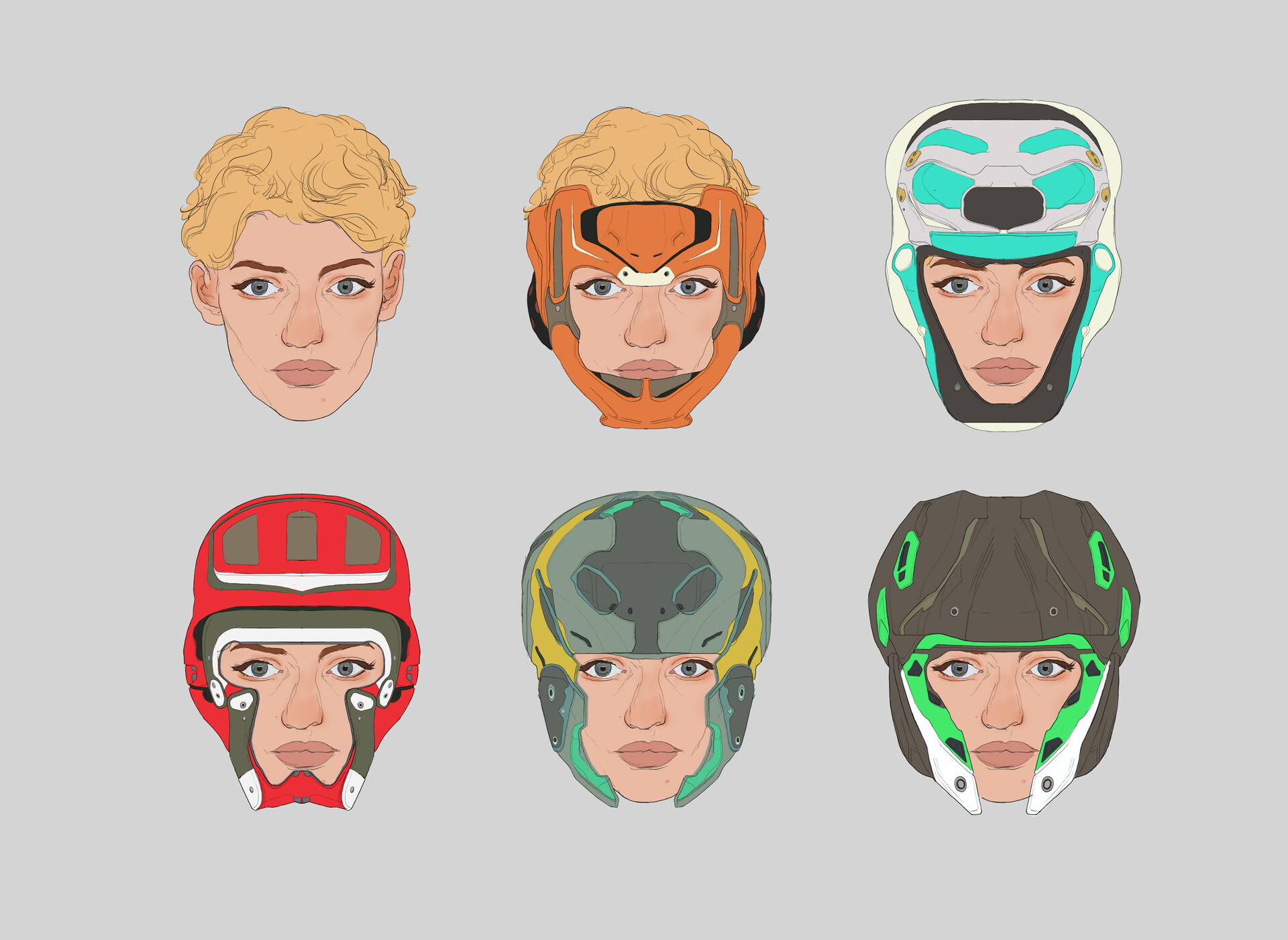 ArtStation - Helmet Designs