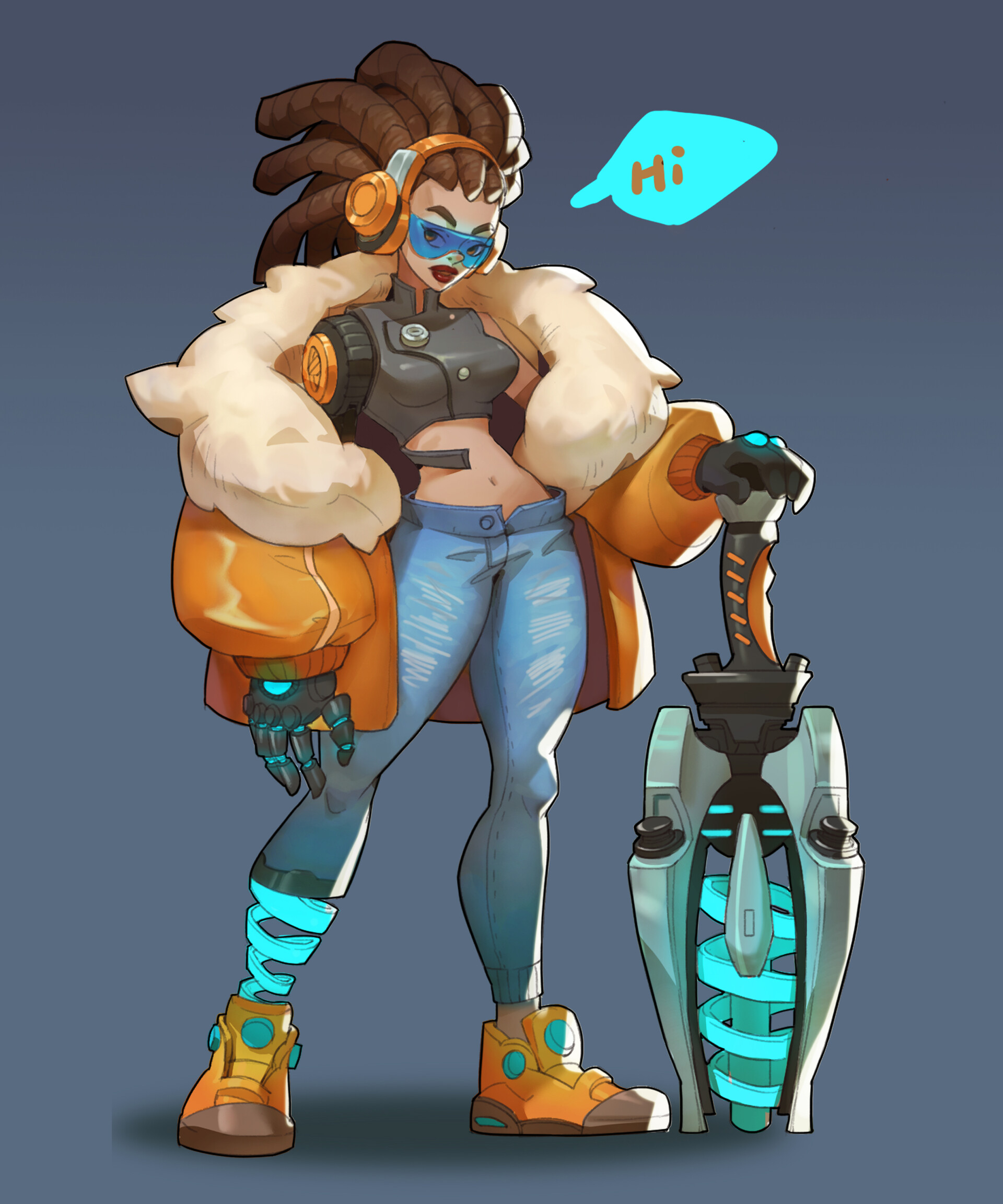 ArtStation - Electricity Girl