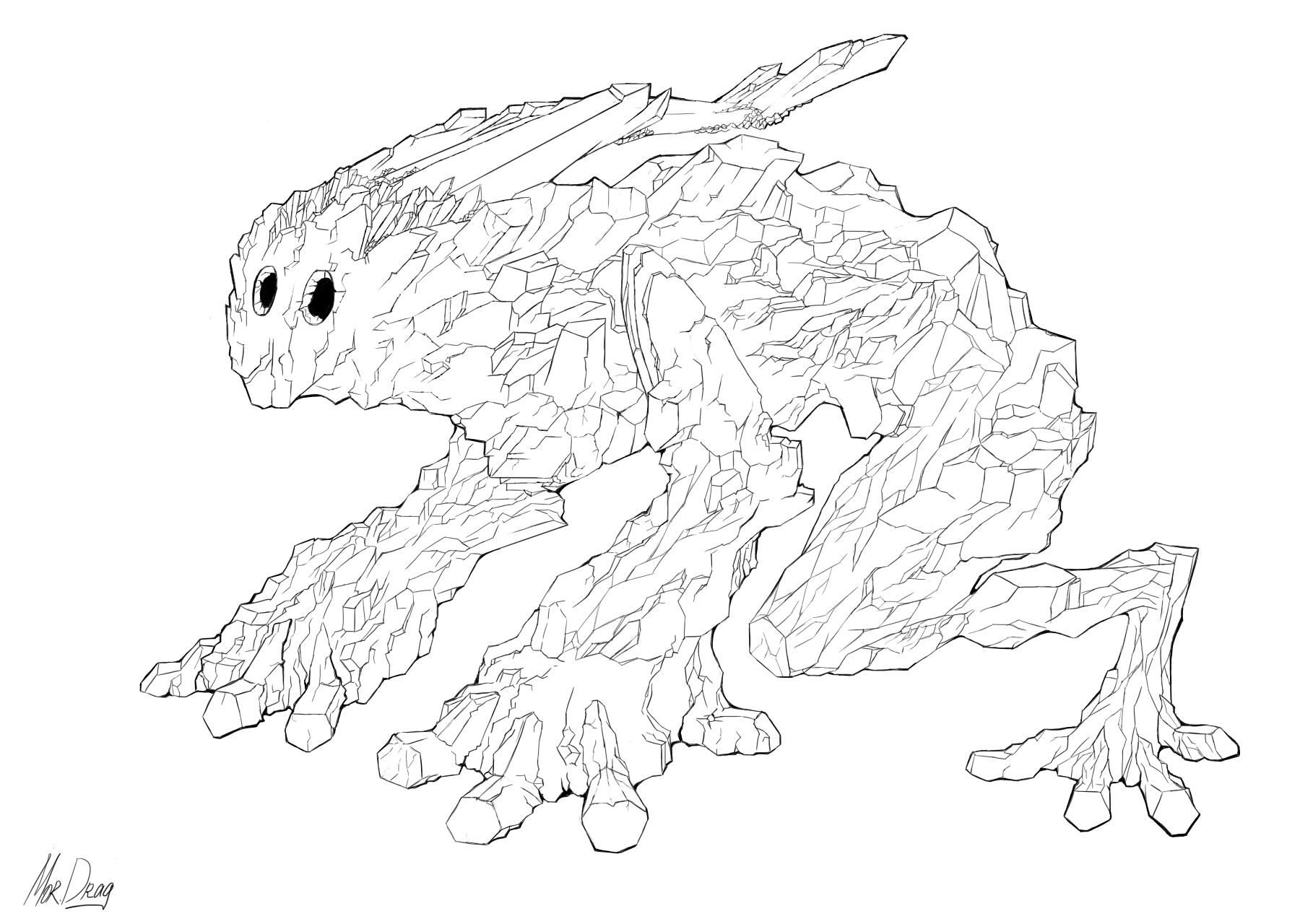 golem coloring pages
