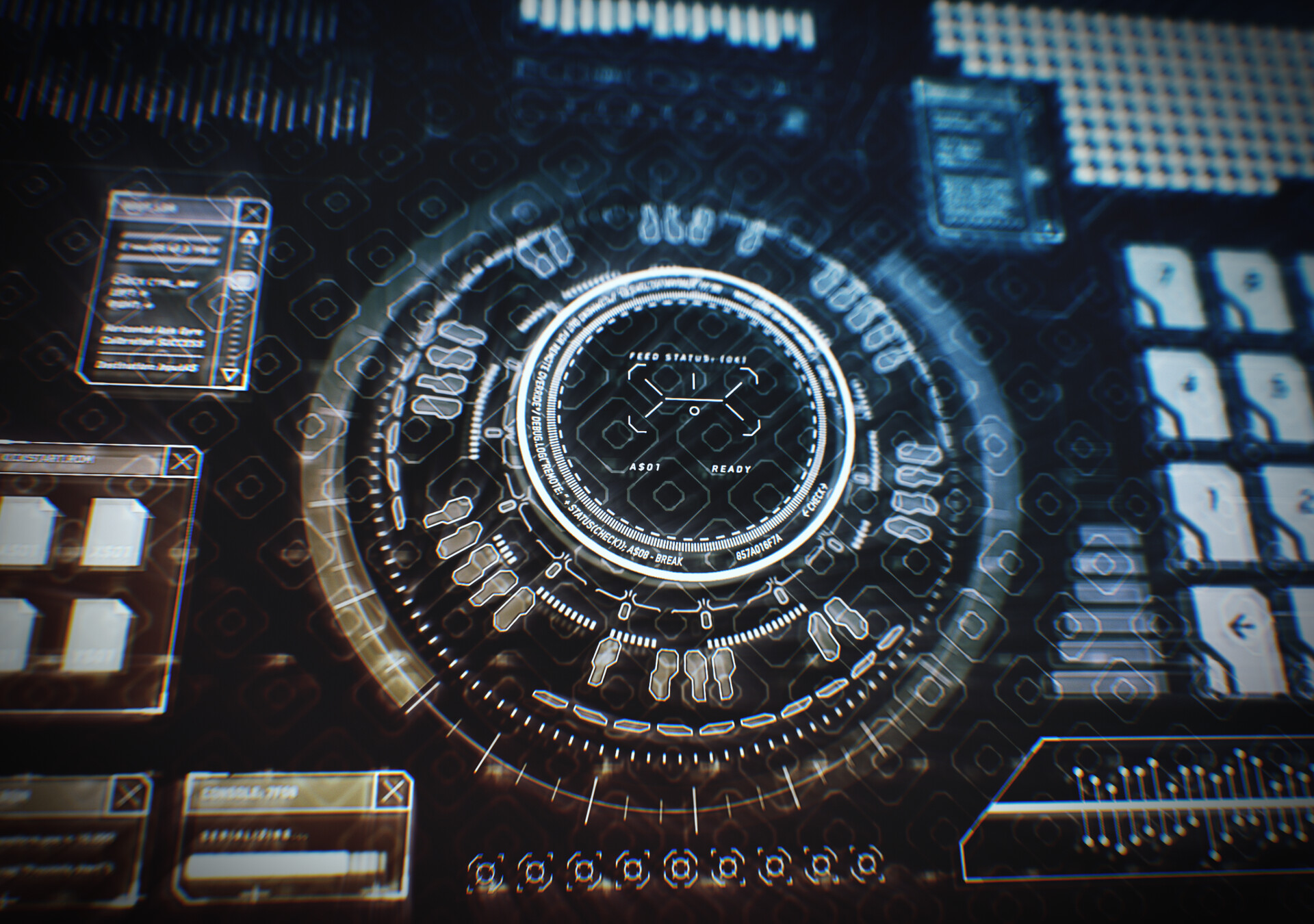 ArtStation - Futuristic UI Studies