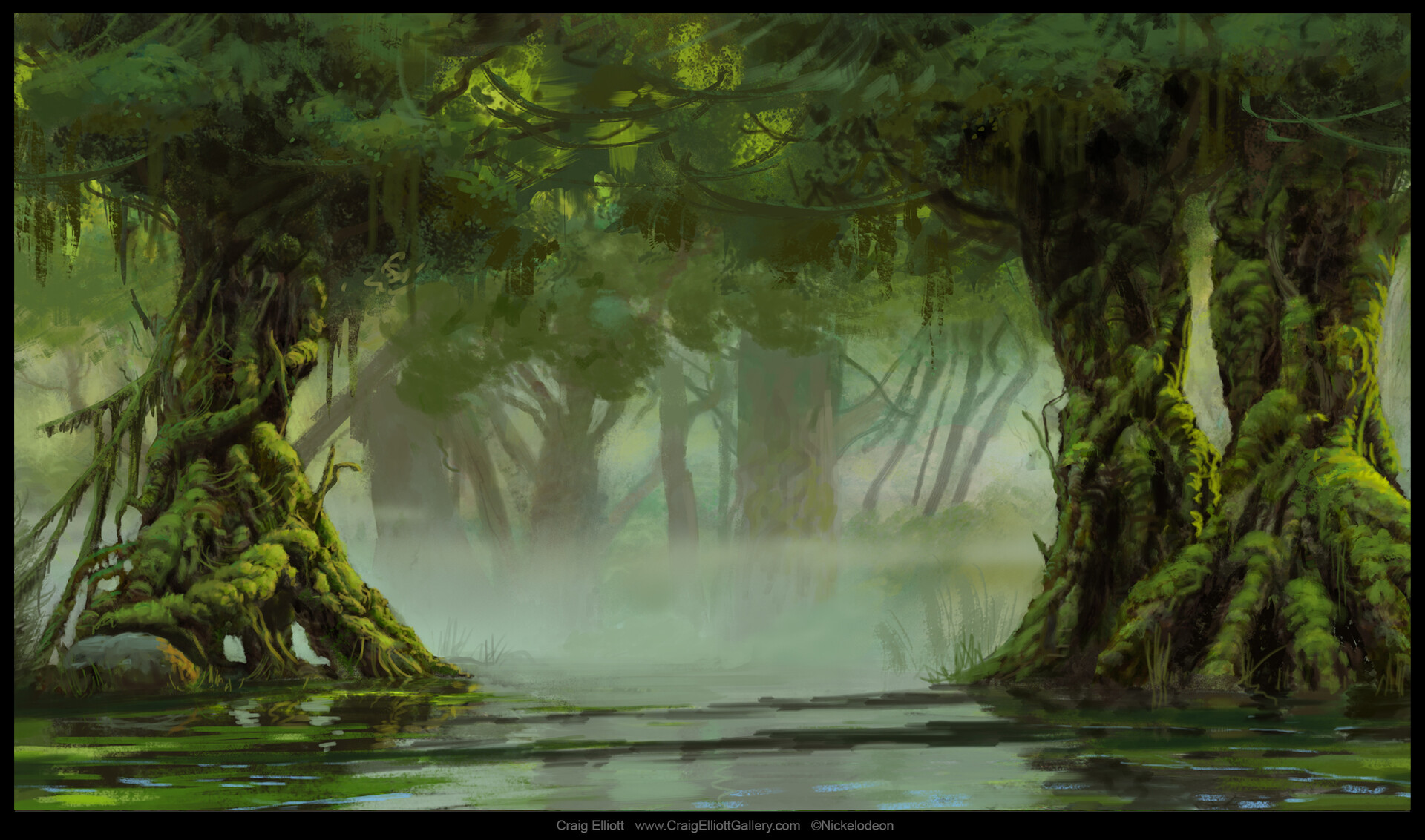 ArtStation - Legend of Korra Season 4 swamp part 2