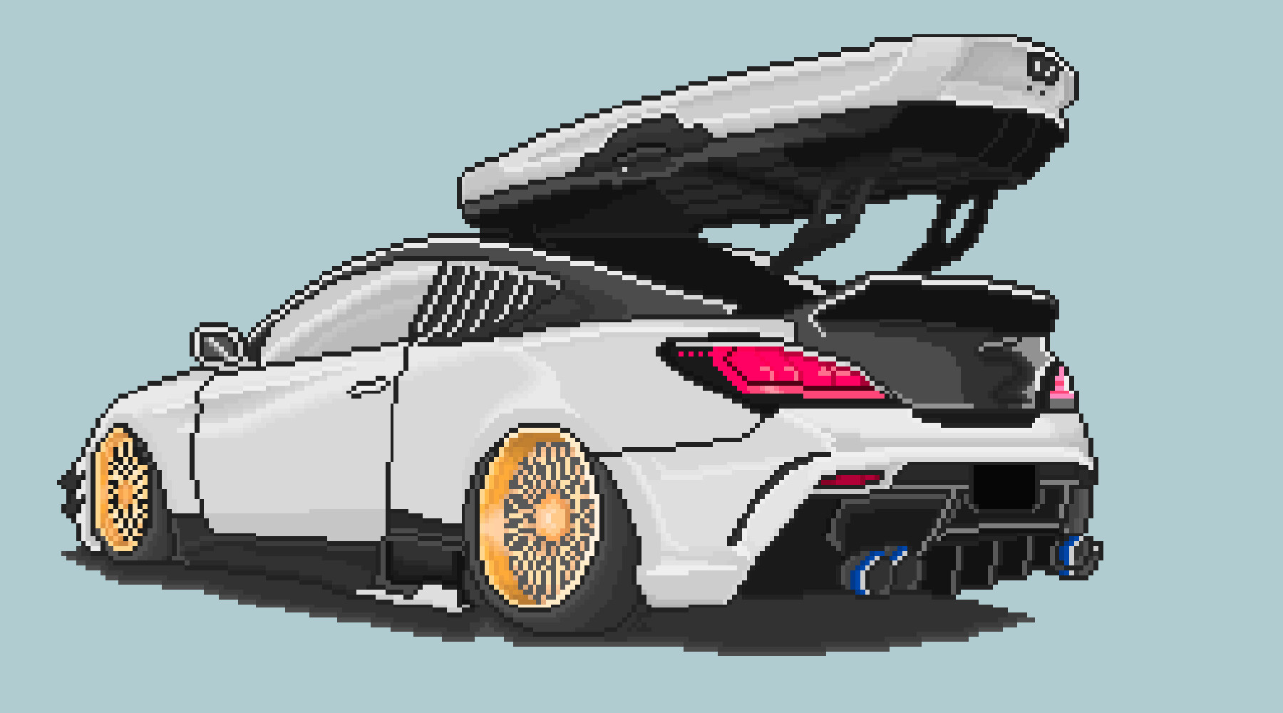 ArtStation - @rwbk Hyundai Genesis