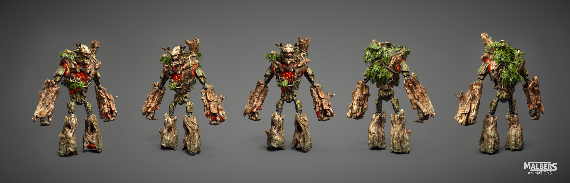 ArtStation - W.I.P. Golem: Nature 04