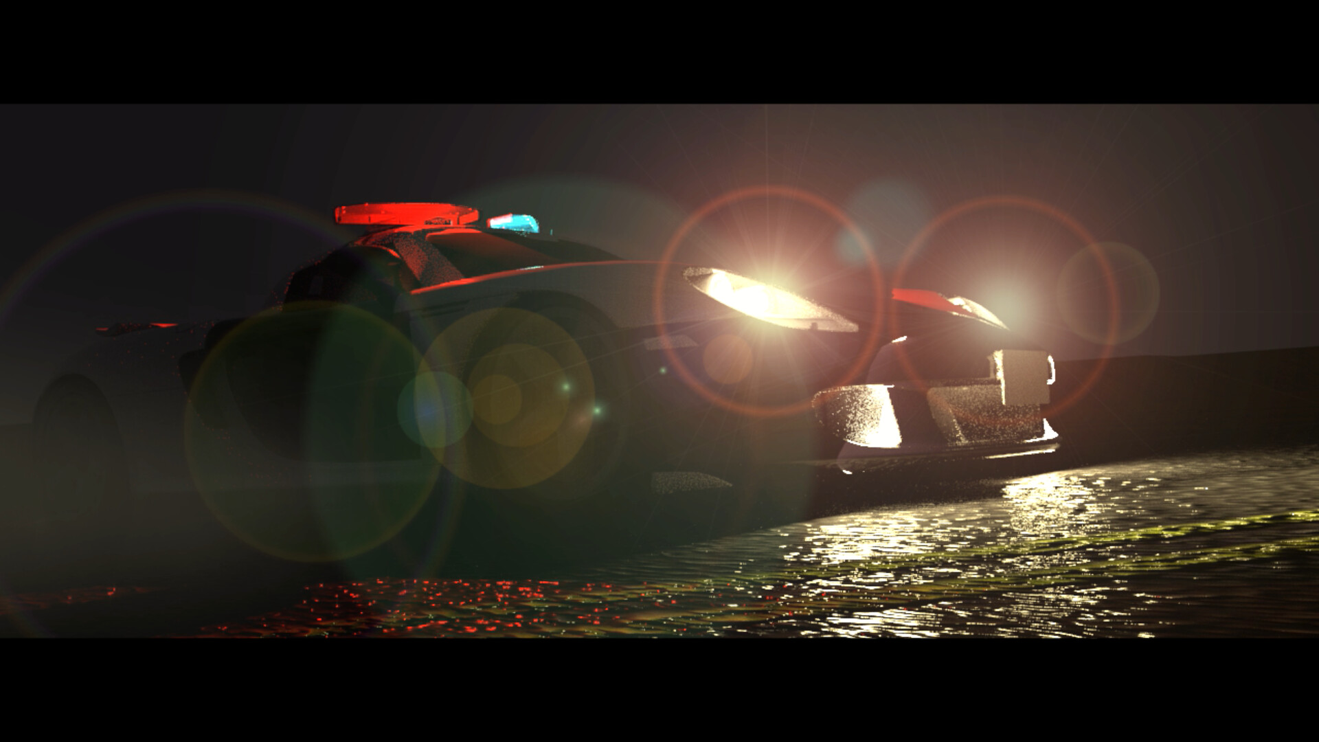 ArtStation - Short Police chase Animation (w/ VFX breakdown)