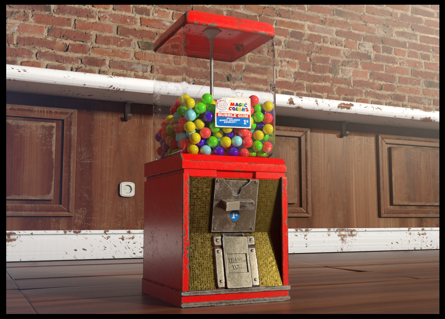 ArtStation - Maquina de chicles