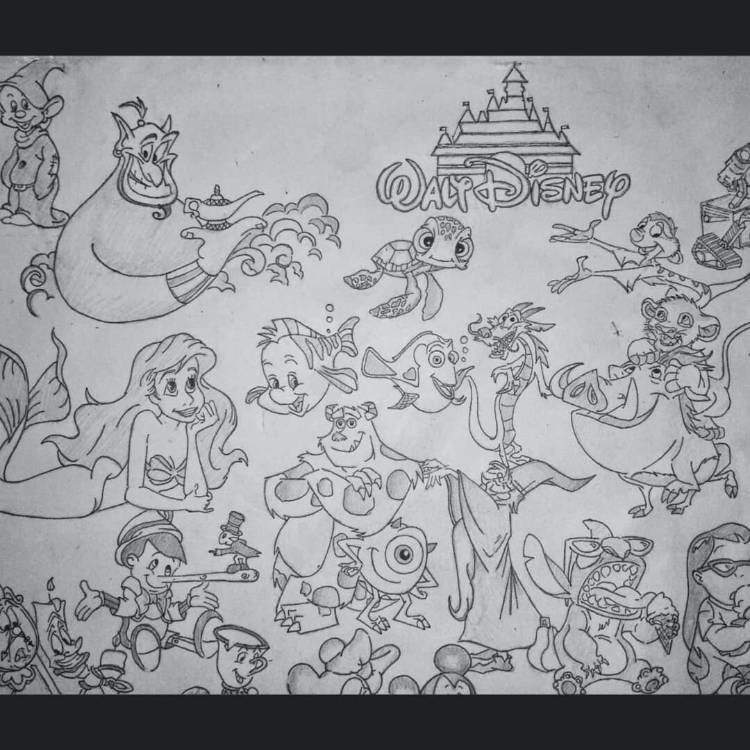 Fan Art Disney Sketches