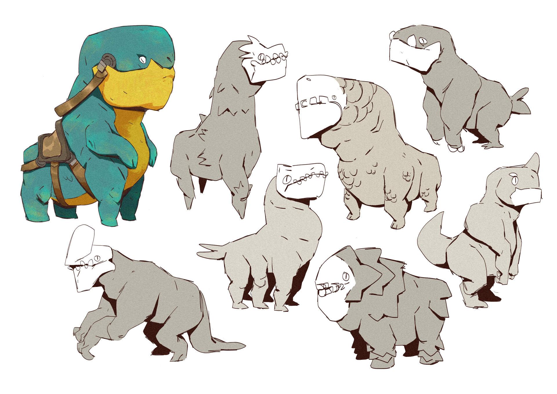 ArtStation - Monsters / Fantasy concept