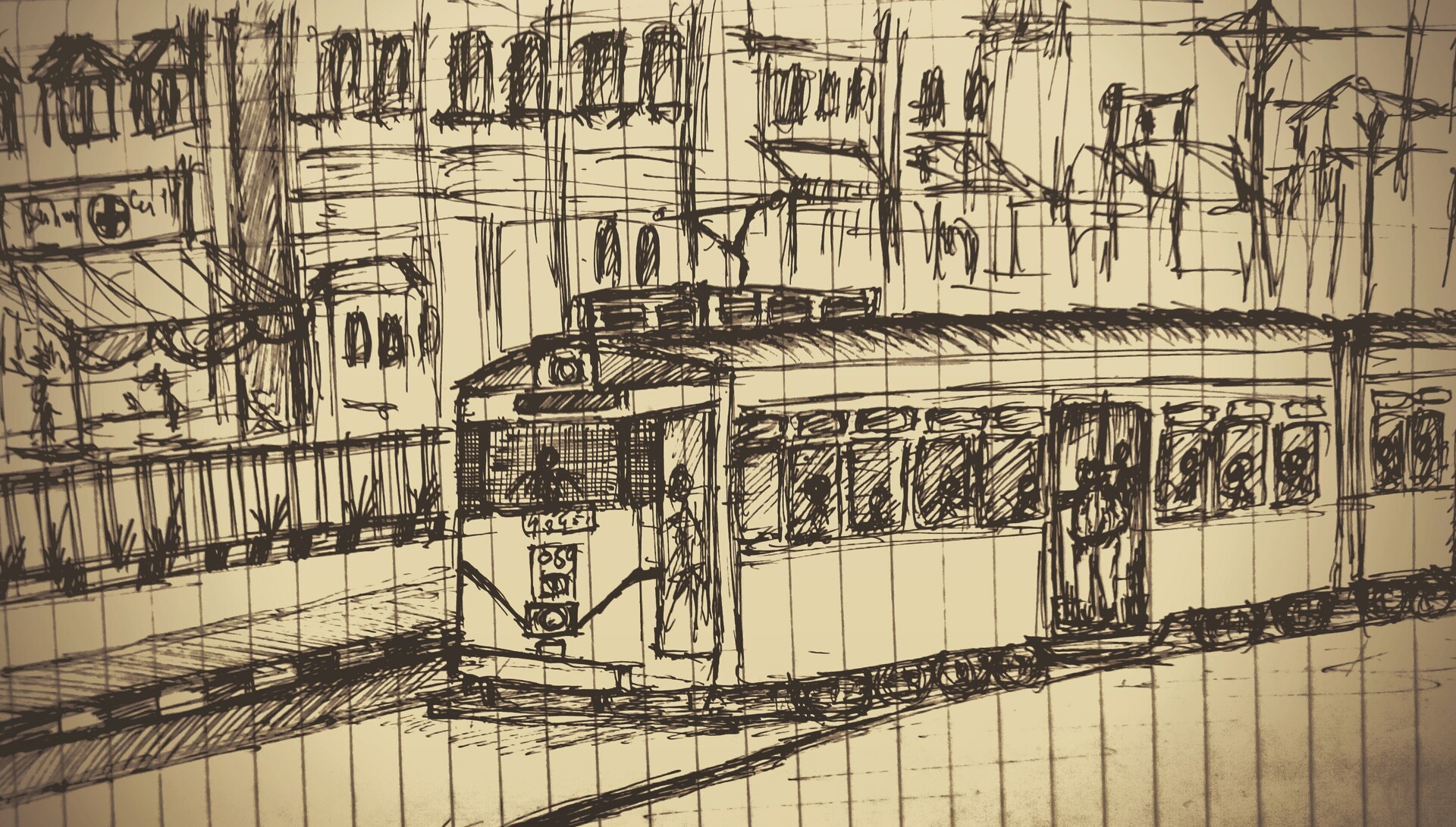 ArtStation - Calcutta Ink Illustration