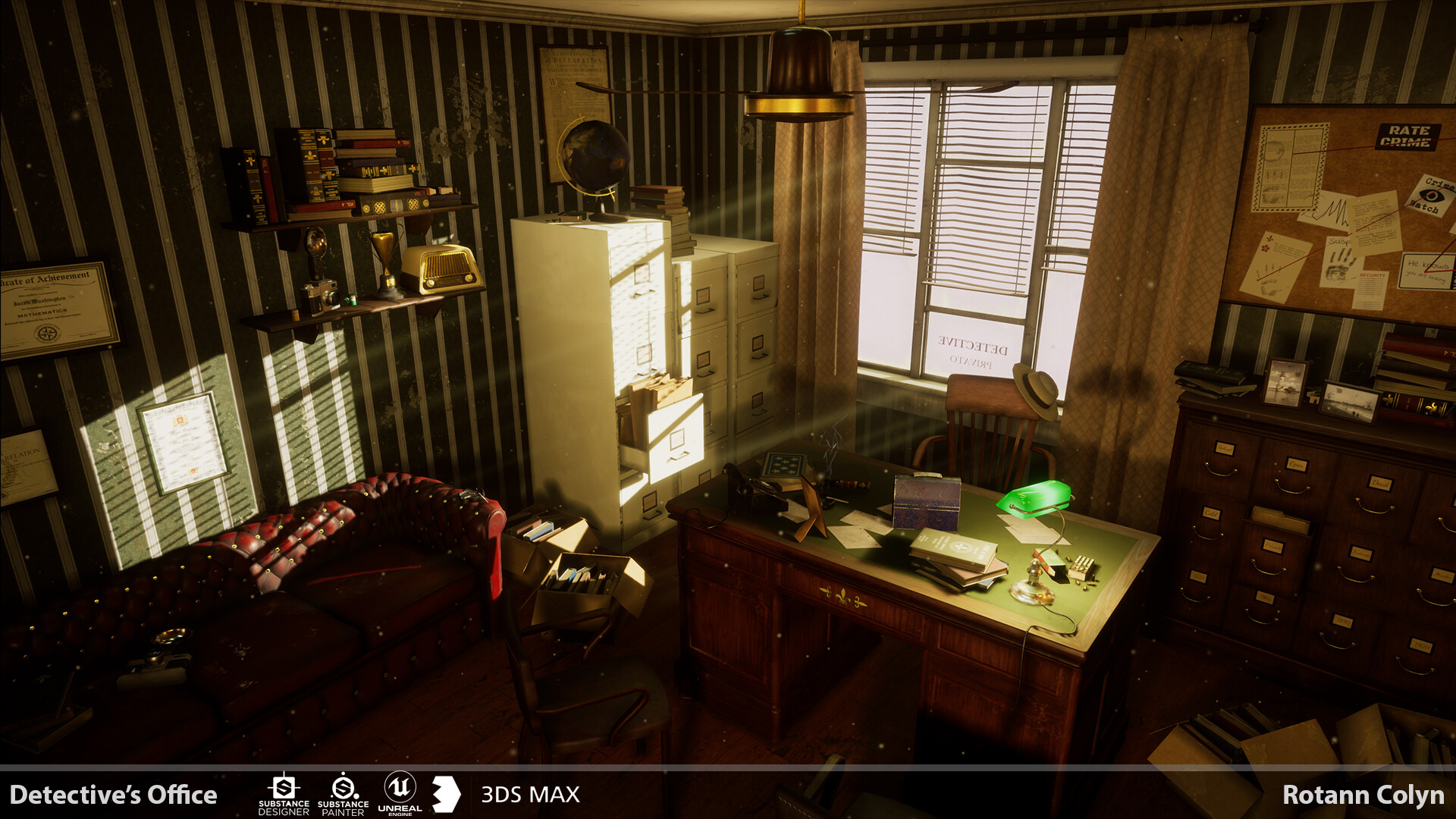 ArtStation - Detective's Office