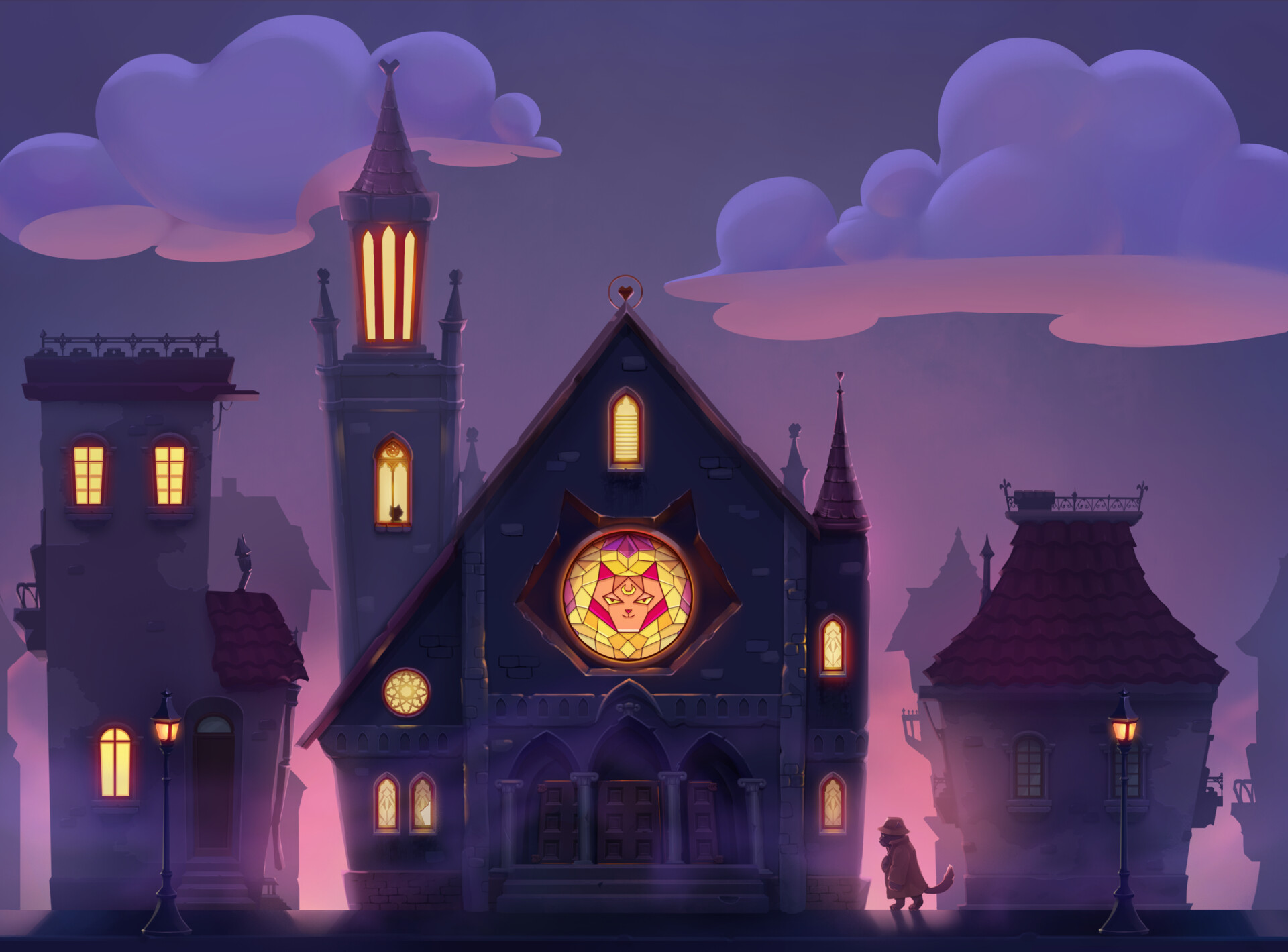 ArtStation - Cat city