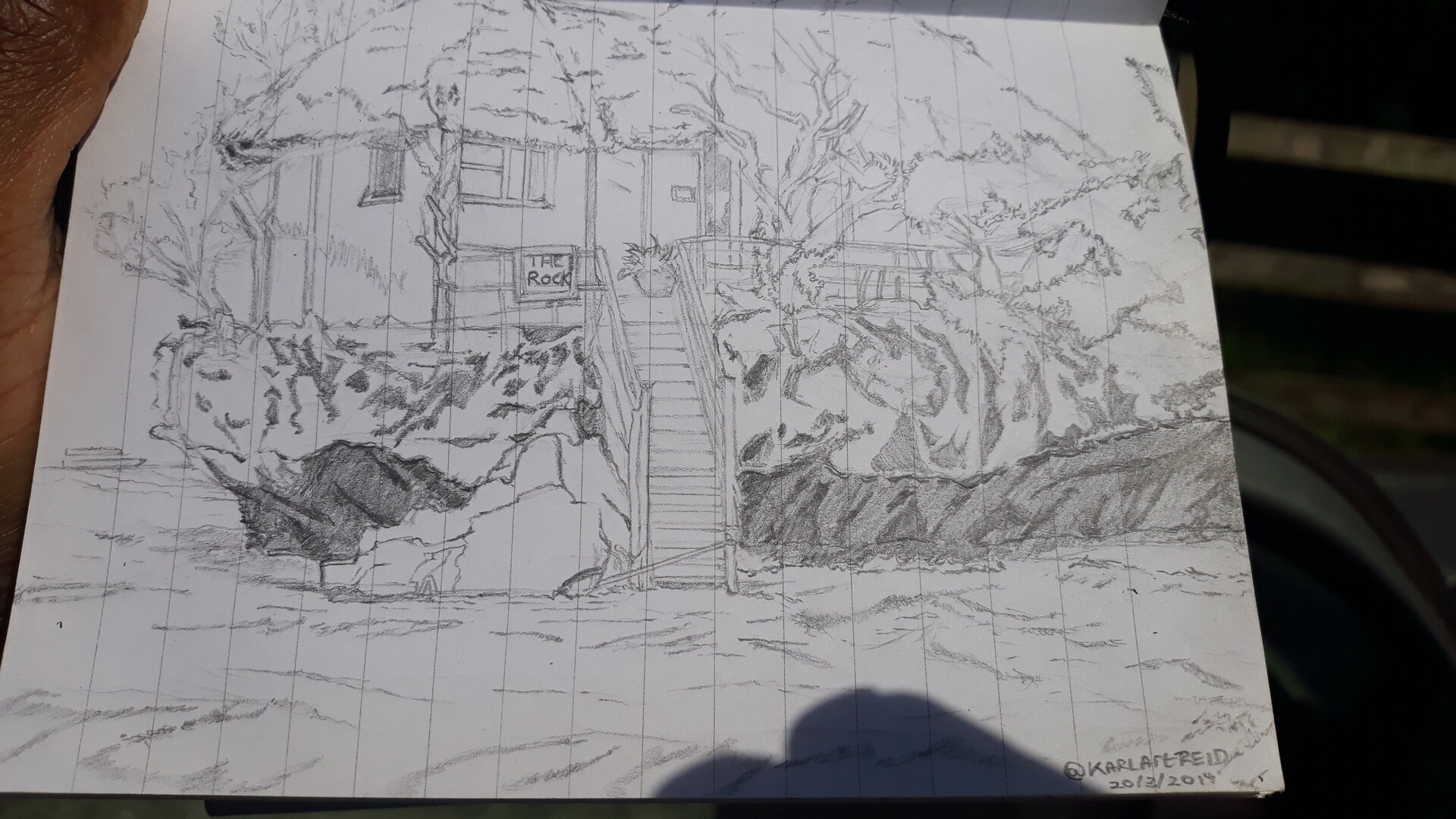 Karl Reid - Sea house waves