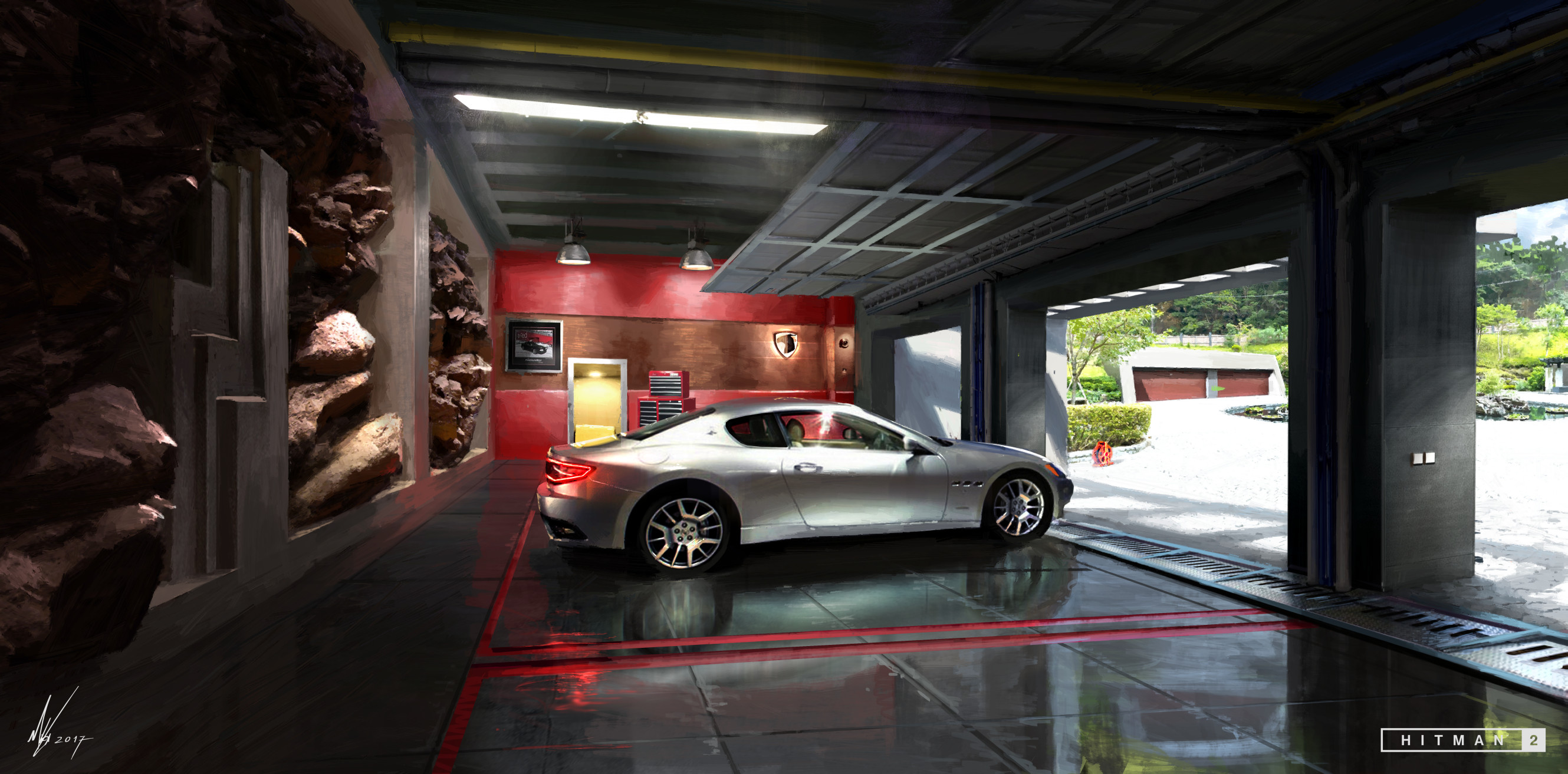 Michal Kus - Hitman 2 - Mansion Interiors and surroundings