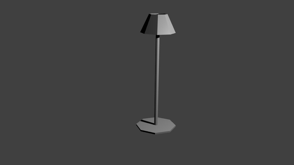 ArtStation - Low Poly Lamp