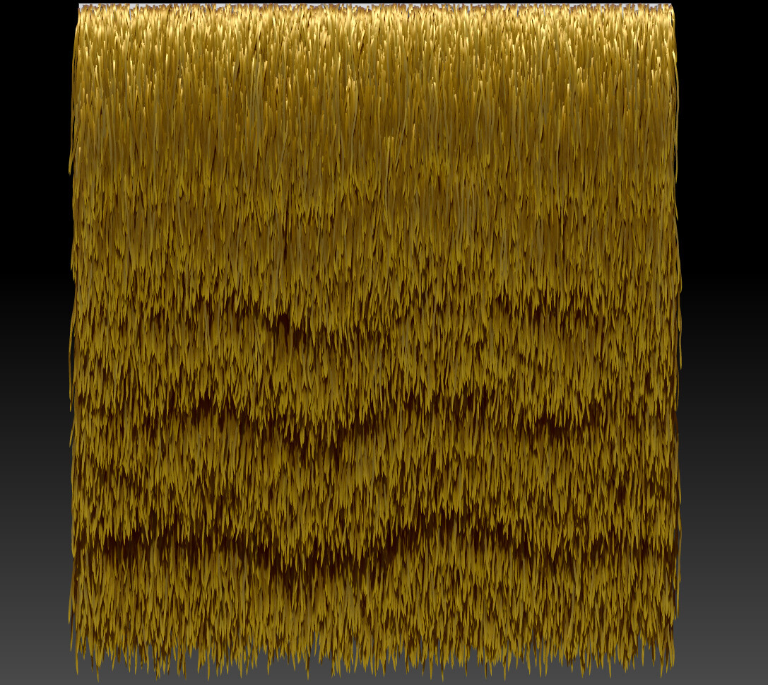 ArtStation - Straw Zbrush FiberMesh