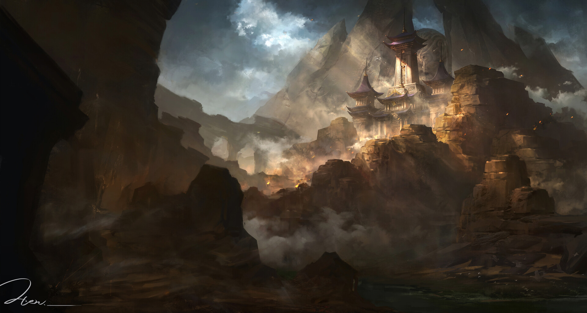 ArtStation - Stone servant's ghost