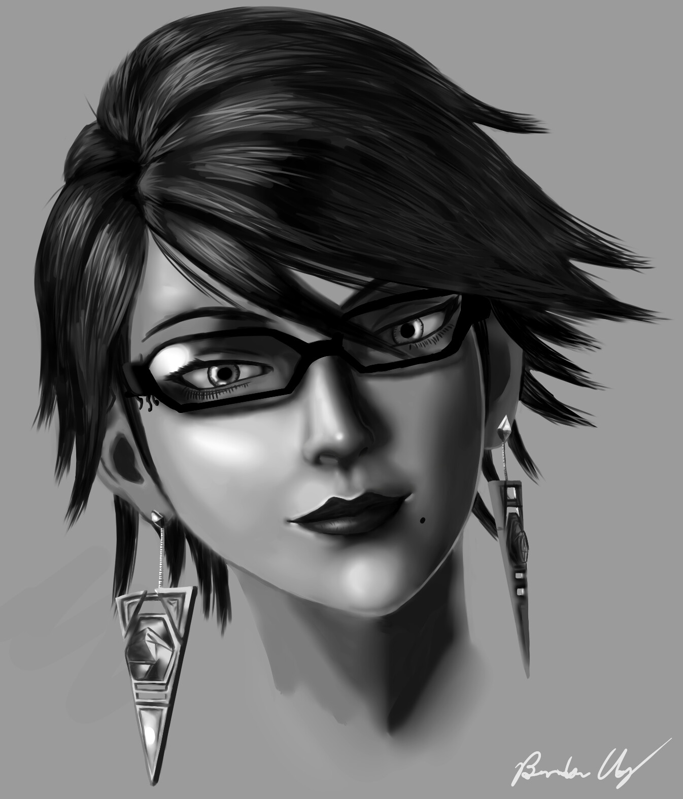 ArtStation - Bayonetta (Value Study)