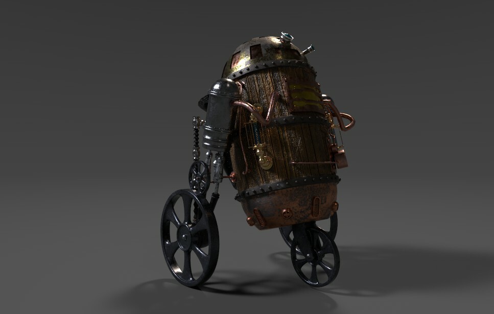 ArtStation - R2-d2 steampunk