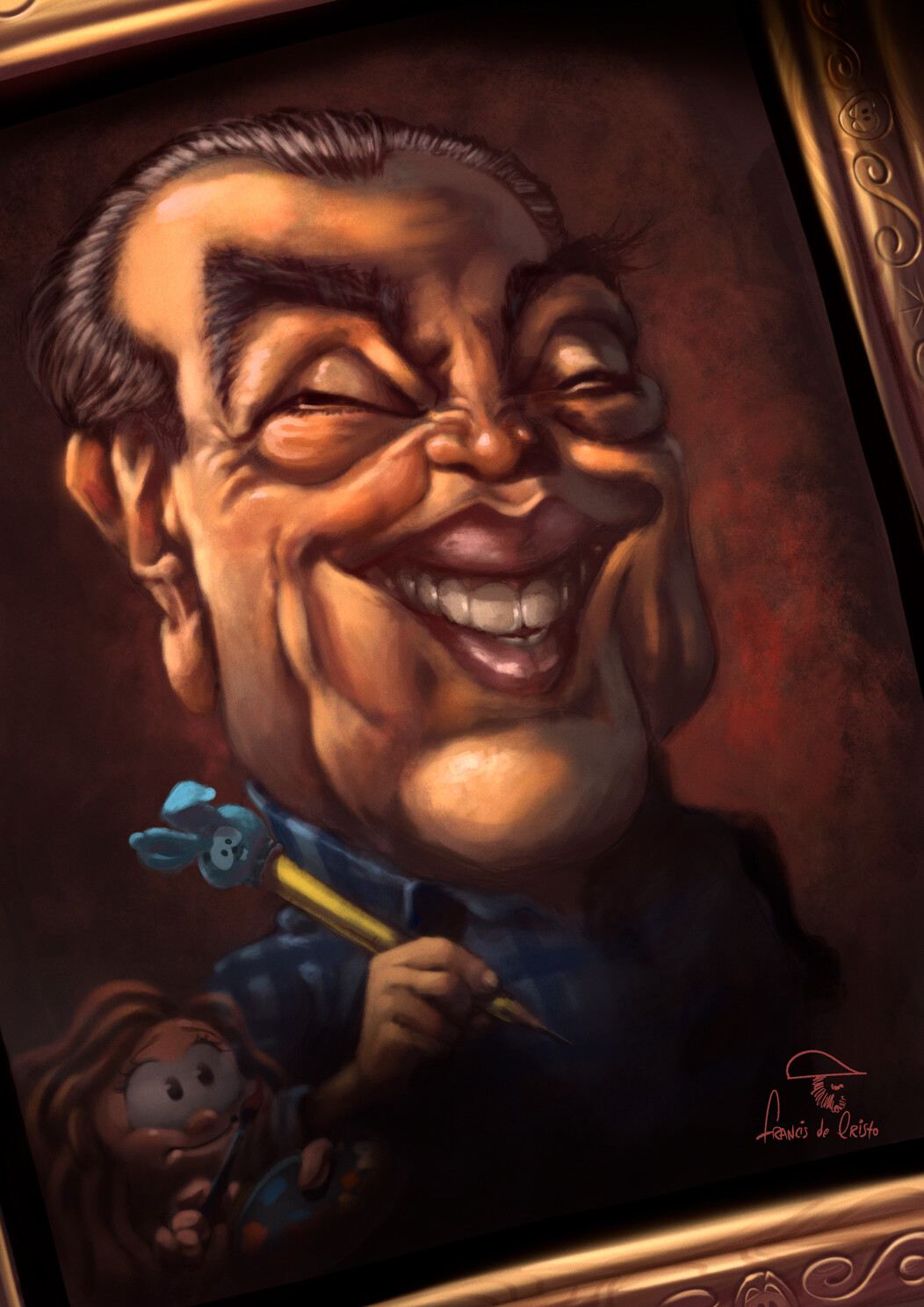 ArtStation - Caricature of Maurício de Sousa