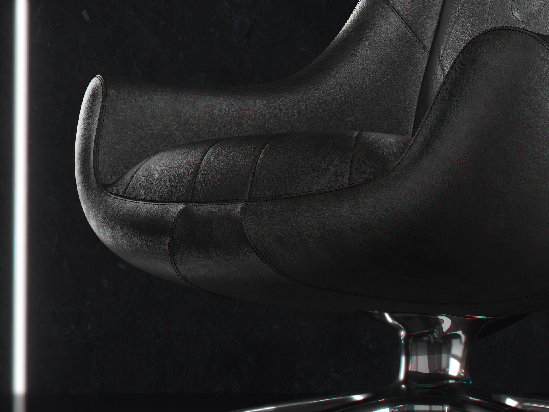 ArtStation - Rendering and Modeling of Electric Chair