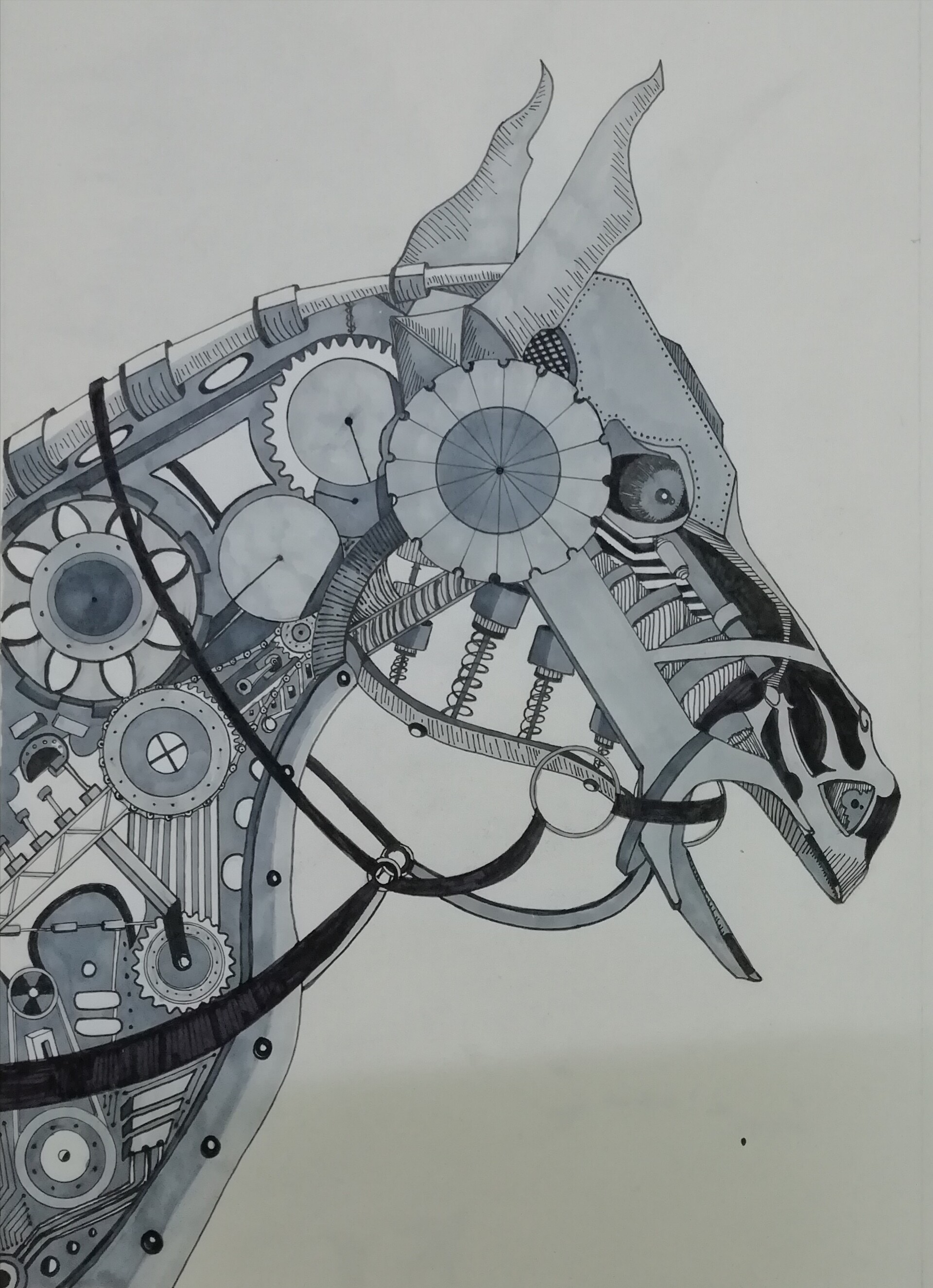 ArtStation - Mecha-horse