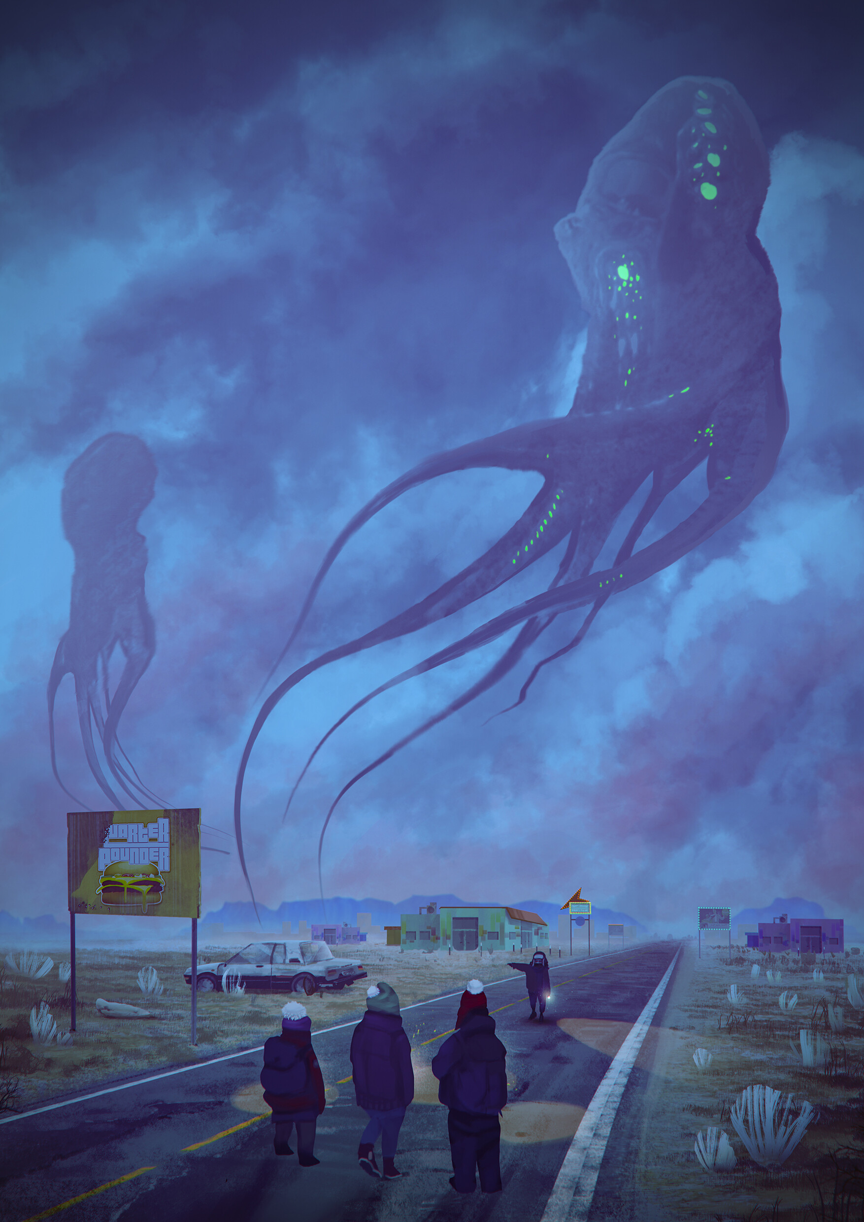 ArtStation - Floating Octopus