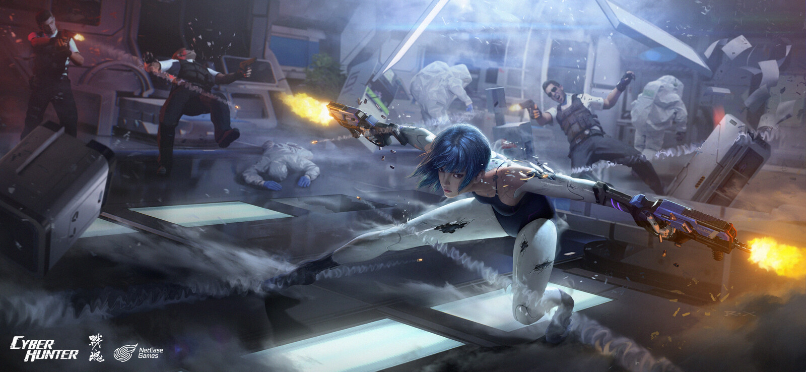 RX - Cyber Hunter game illustration