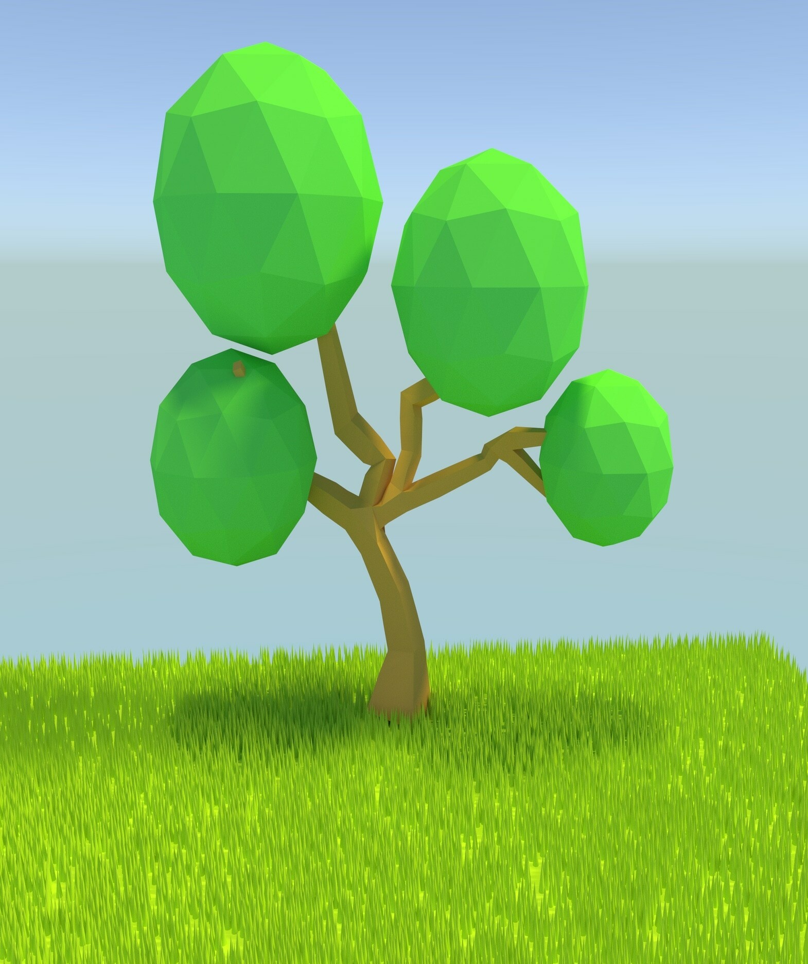 ArtStation - Low poly tree