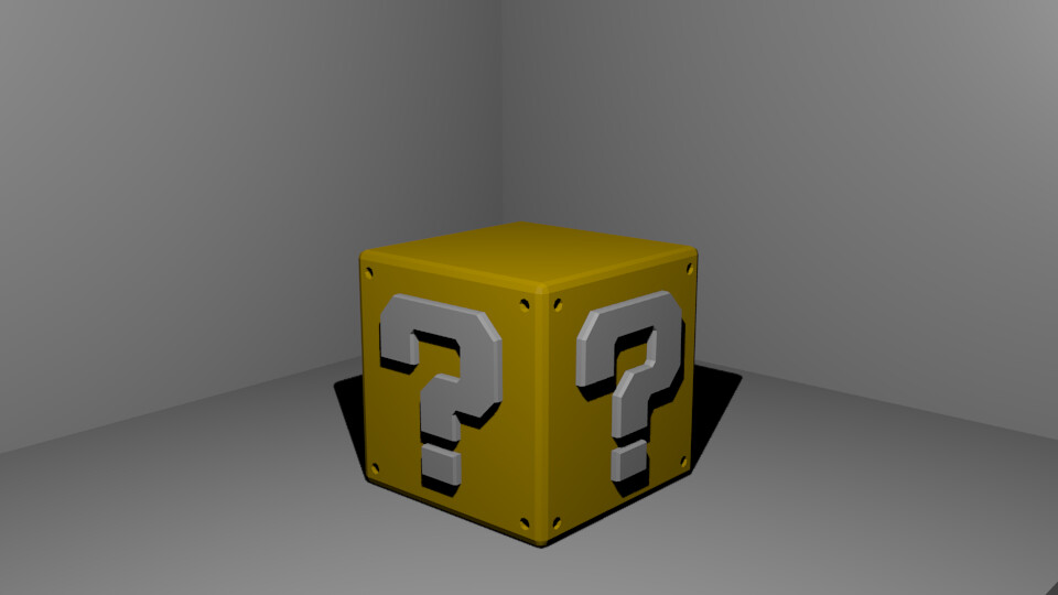 ArtStation - Super Mario Question Mark Block