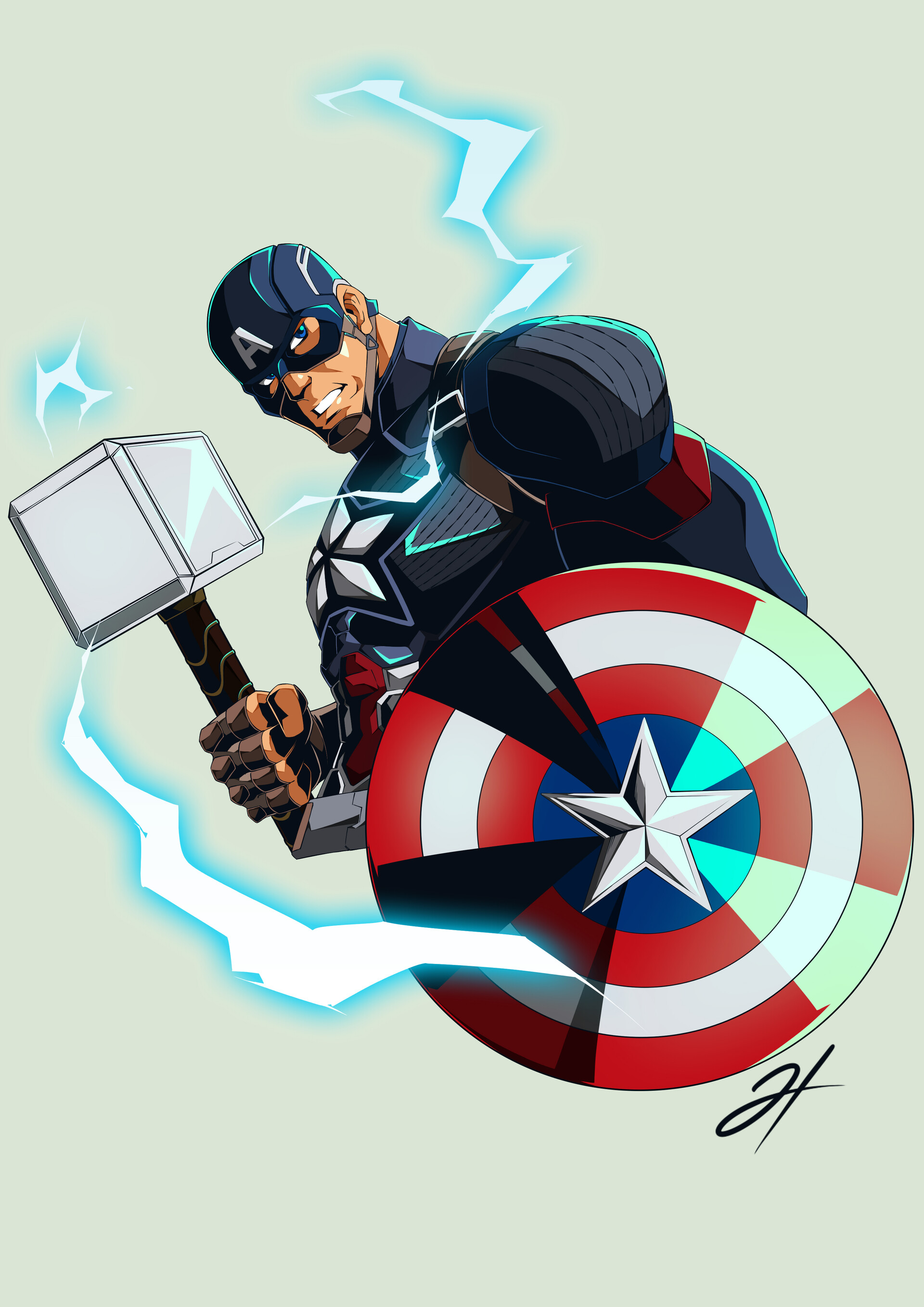 ArtStation - Captain America