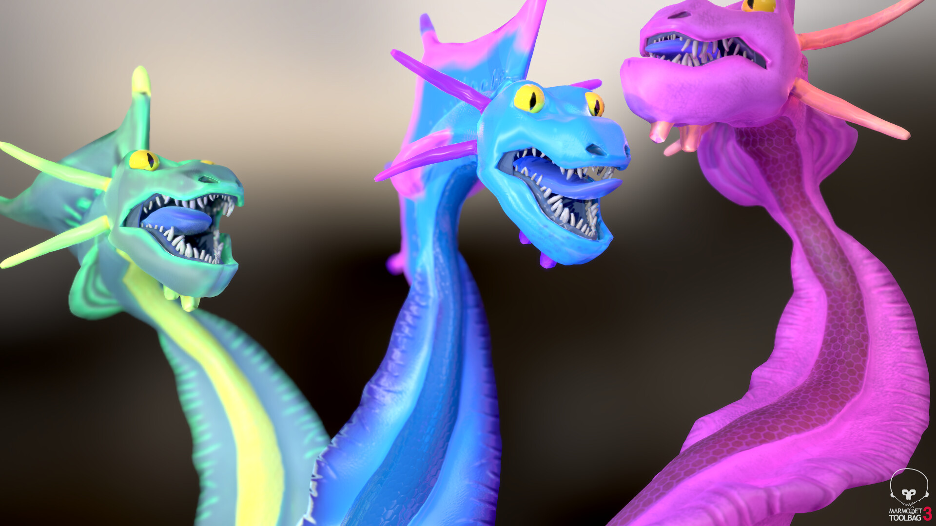 ArtStation - Sea snakes