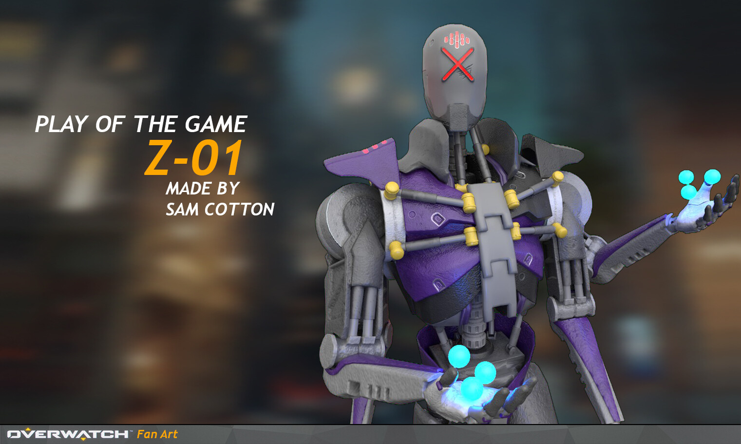 ArtStation - Z-01 - Overwatch Fan Made Character