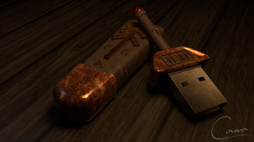 ArtStation - Runic USB Sword