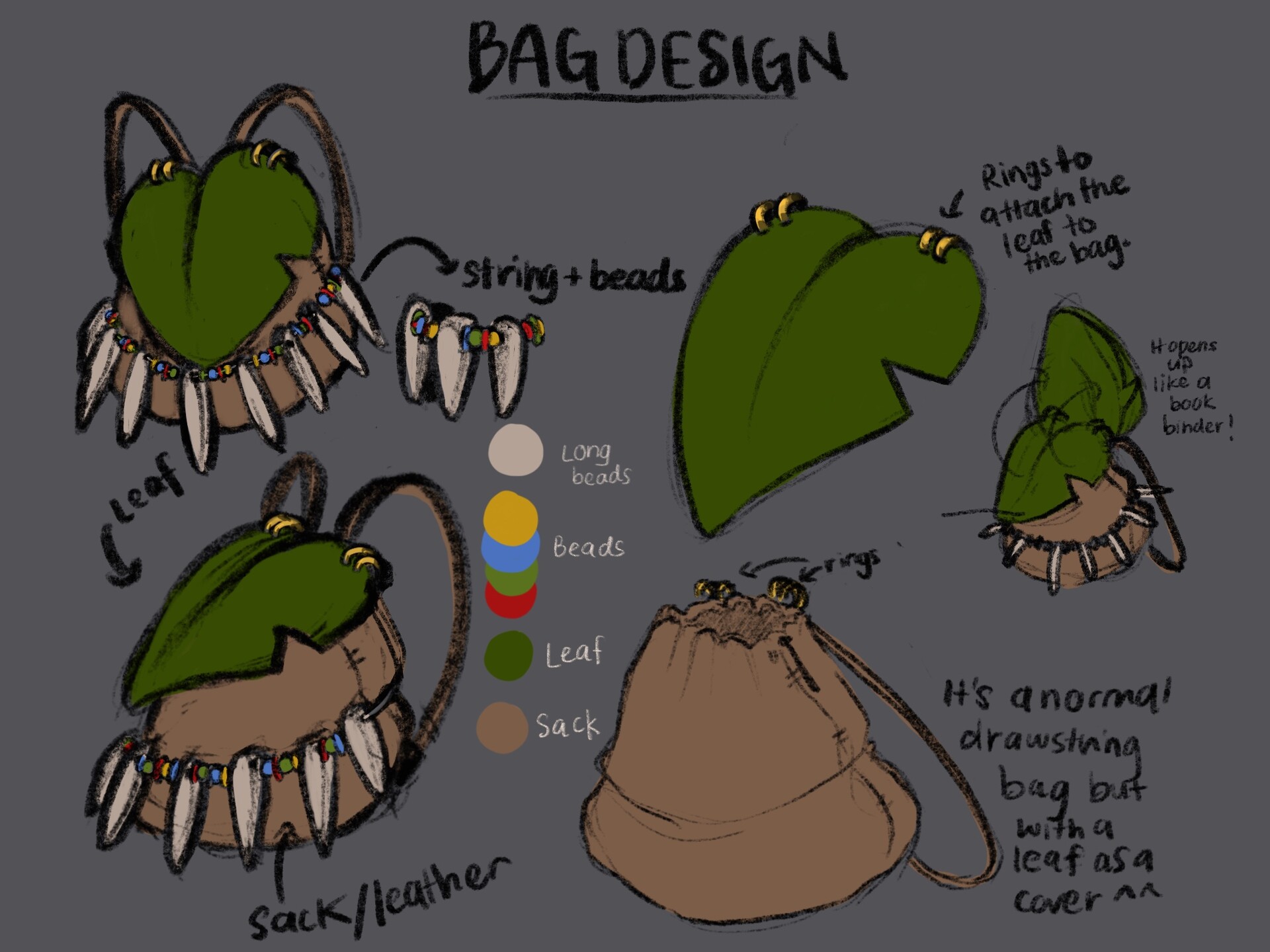 ArtStation - Prop Design // Bag