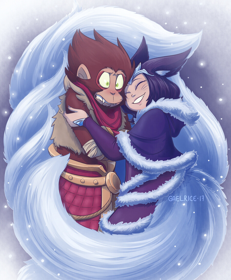 League Of Legends Ahri And Wukong