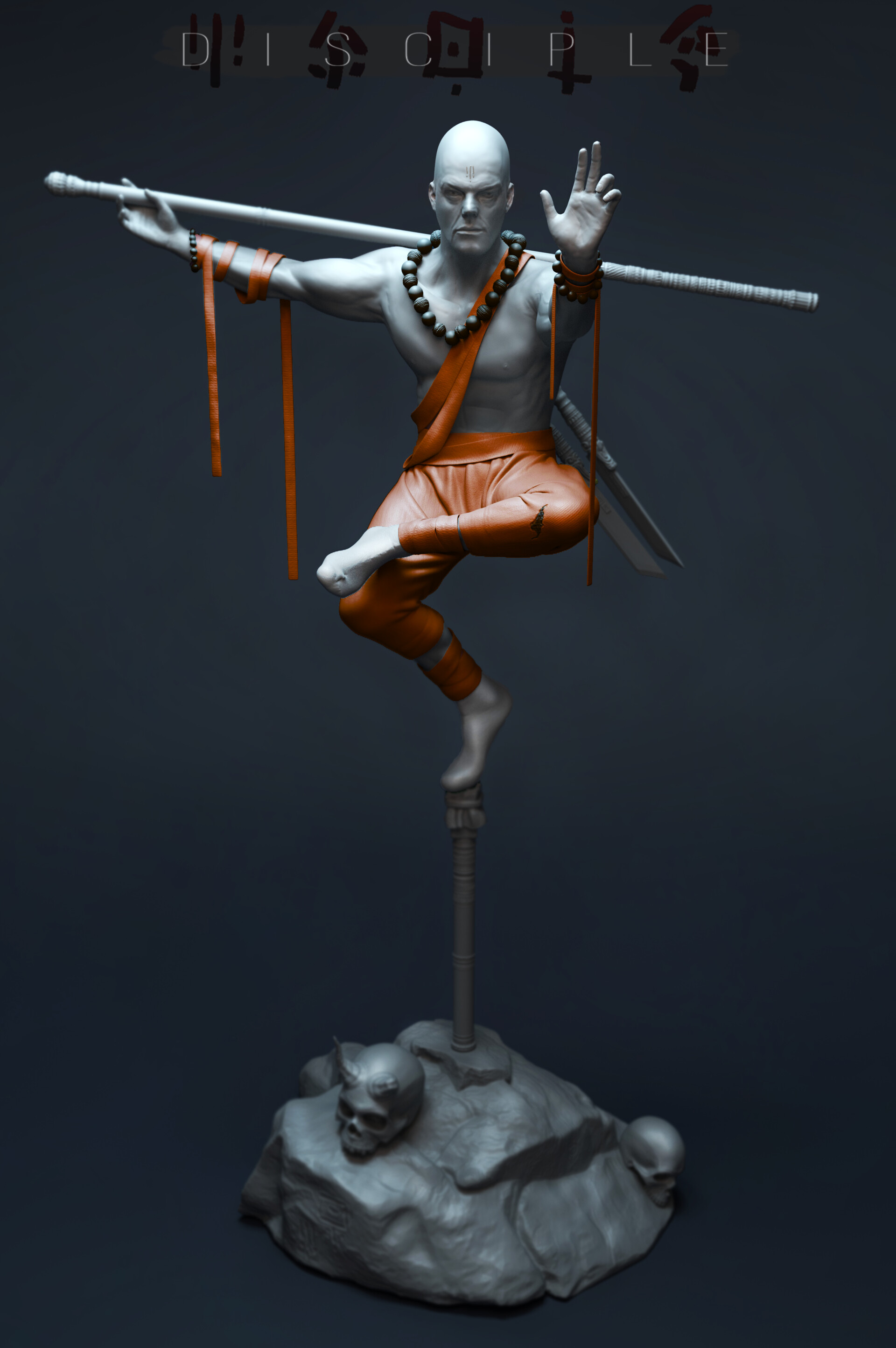 ArtStation - Disciple Assets and Statue