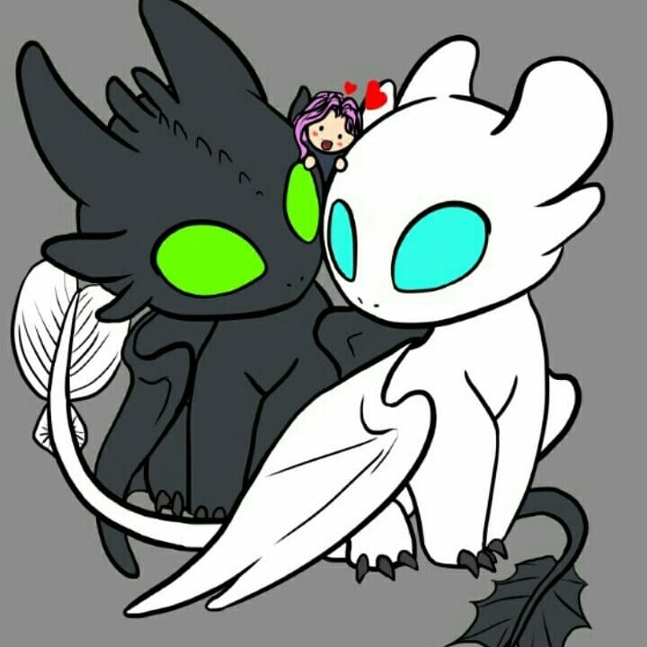 how to draw chibi light fury