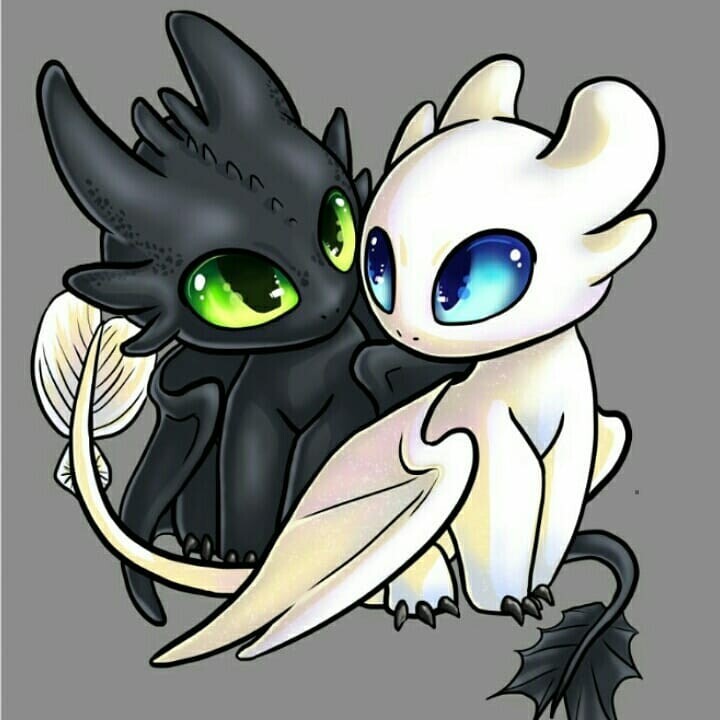 how to draw chibi light fury