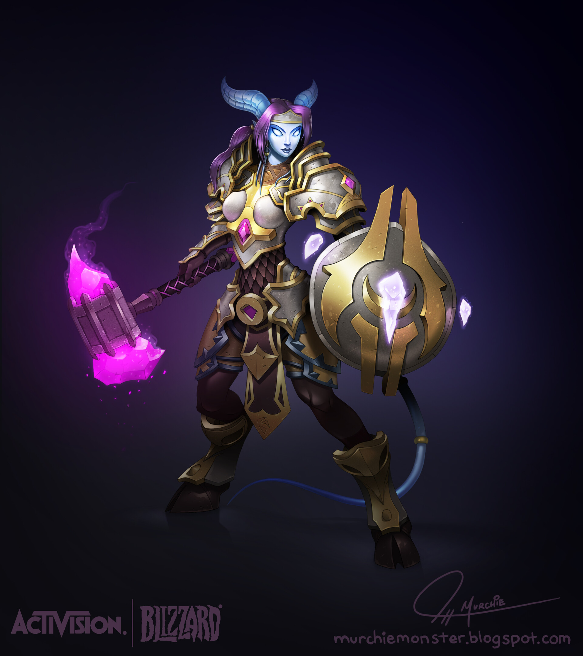 ArtStation - Draenei Warrior
